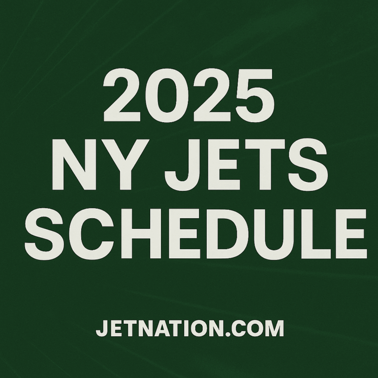 NY Jets 2025 Schedule Announced